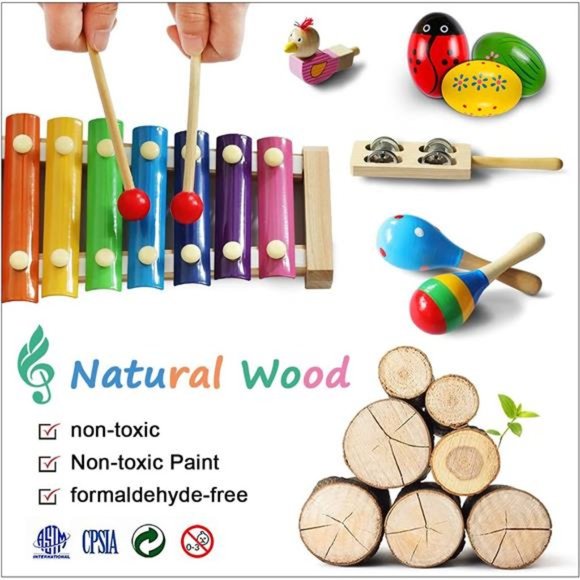 Toys | Toddler Musical Instrumentswooden Percussion Instruments Toy For ...